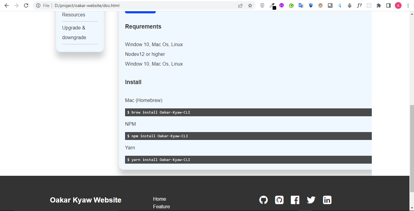 Github Oakar Kyawresponsive Website Using Html Css And Javascript