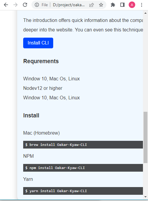 Github Oakar Kyawresponsive Website Using Html Css And Javascript