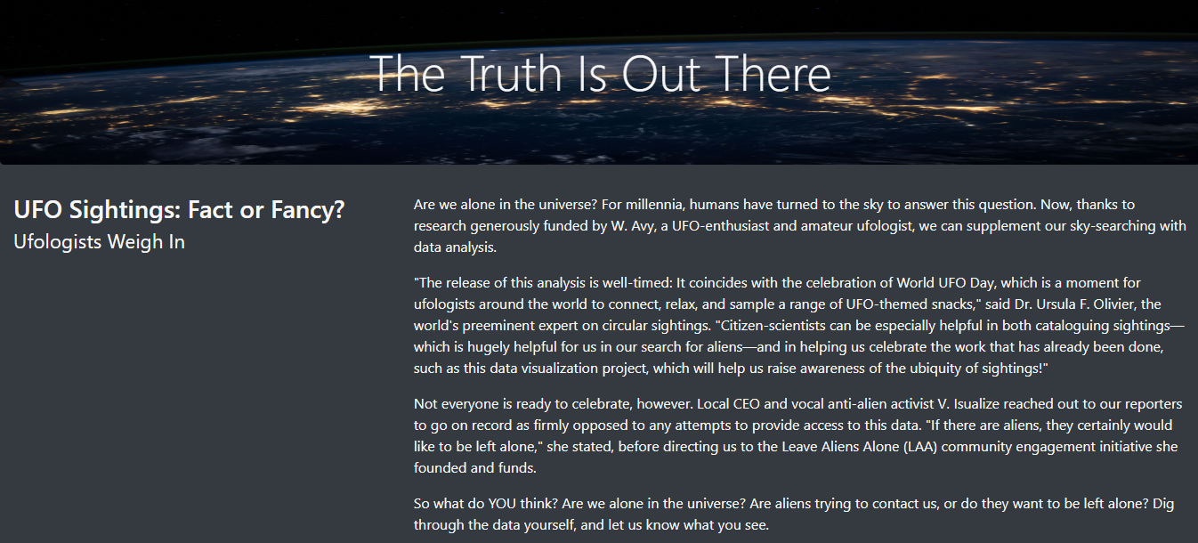 GitHub - scottwesley31/UFOs: Module 11