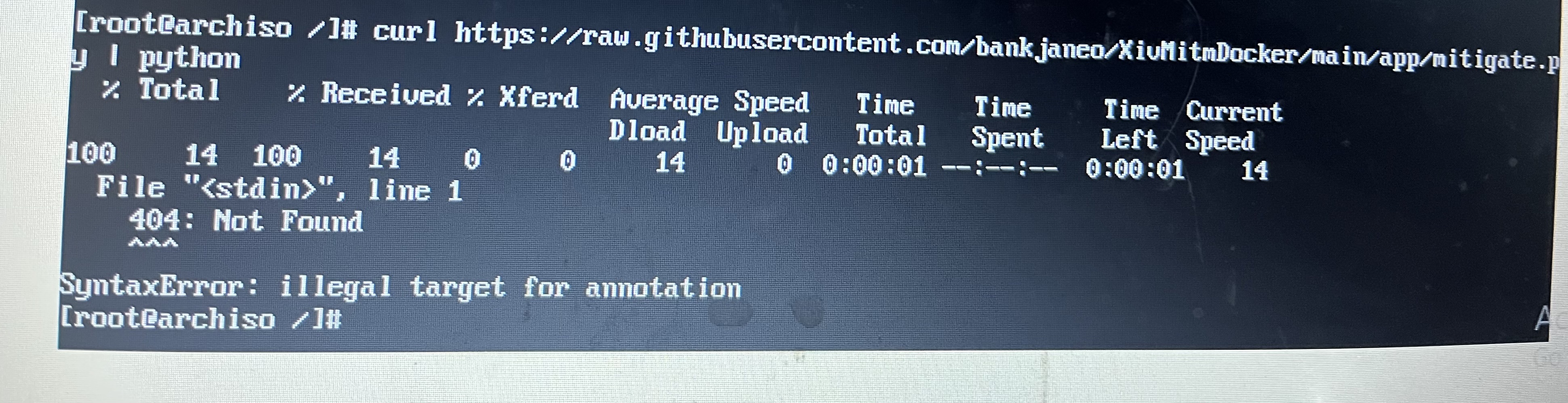 Docker on archlinux · Issue #2 · bankjaneo/XivMitmDocker · GitHub