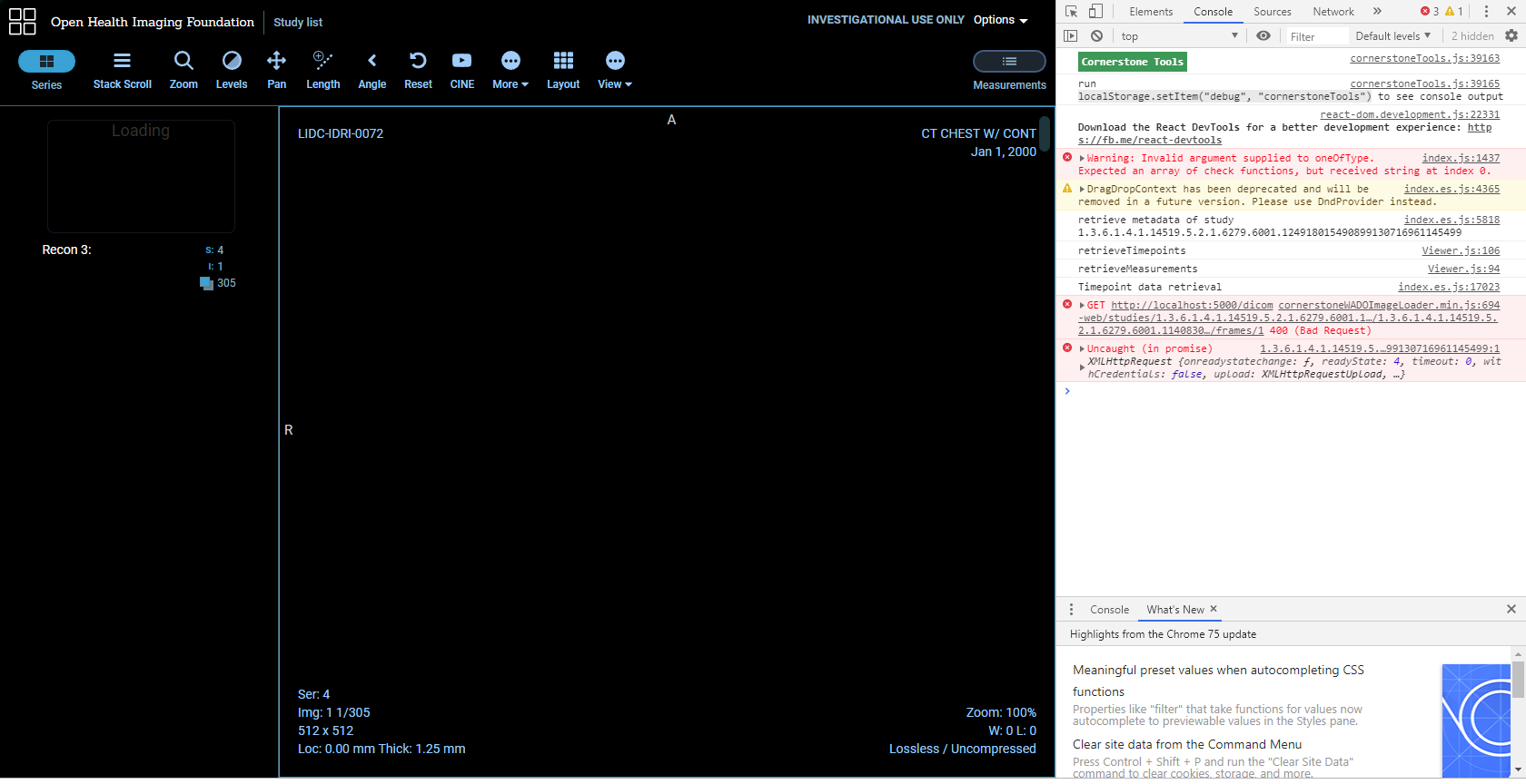 OHIF 2.0 Viewing Studies from Orthanc Server Not Loading · Issue #661 · OHIF/Viewers · GitHub