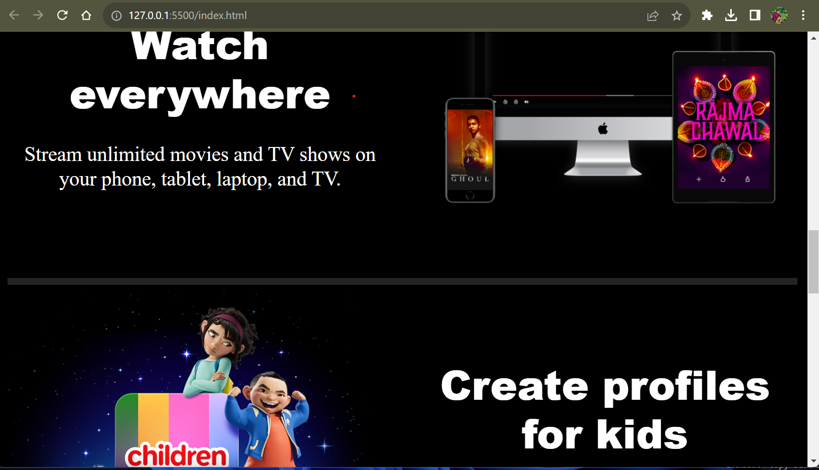 GitHub - rasi-kp/netflix-Clone: To make same Netflix clone page