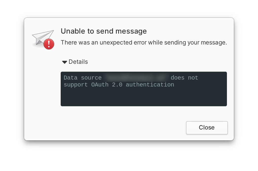 Unable to send message · Issue #271 · elementary/switchboard-plug-onlineaccounts · GitHub