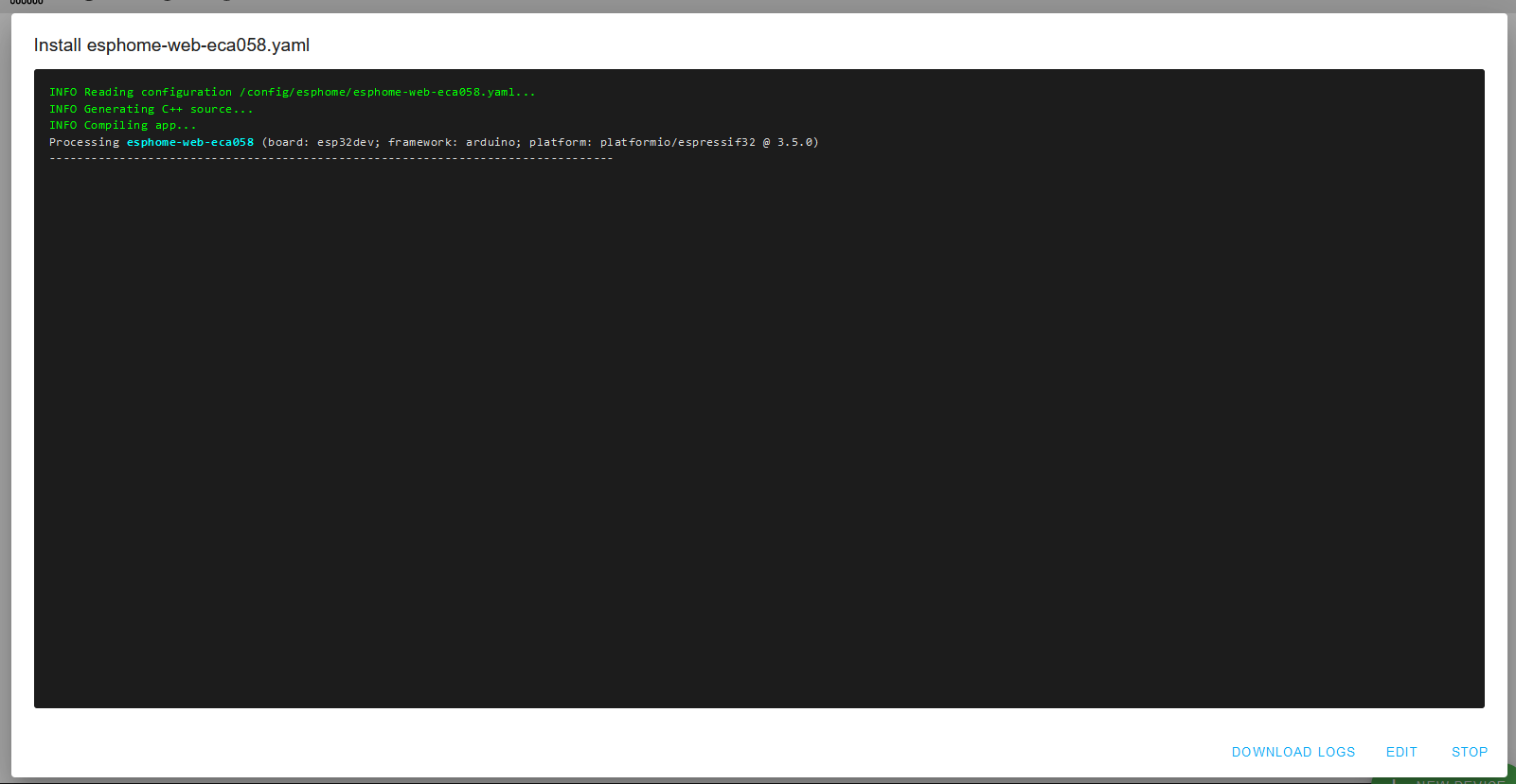 OTA Install Stuck on "Processing" · Issue #3768 · esphome/issues · GitHub