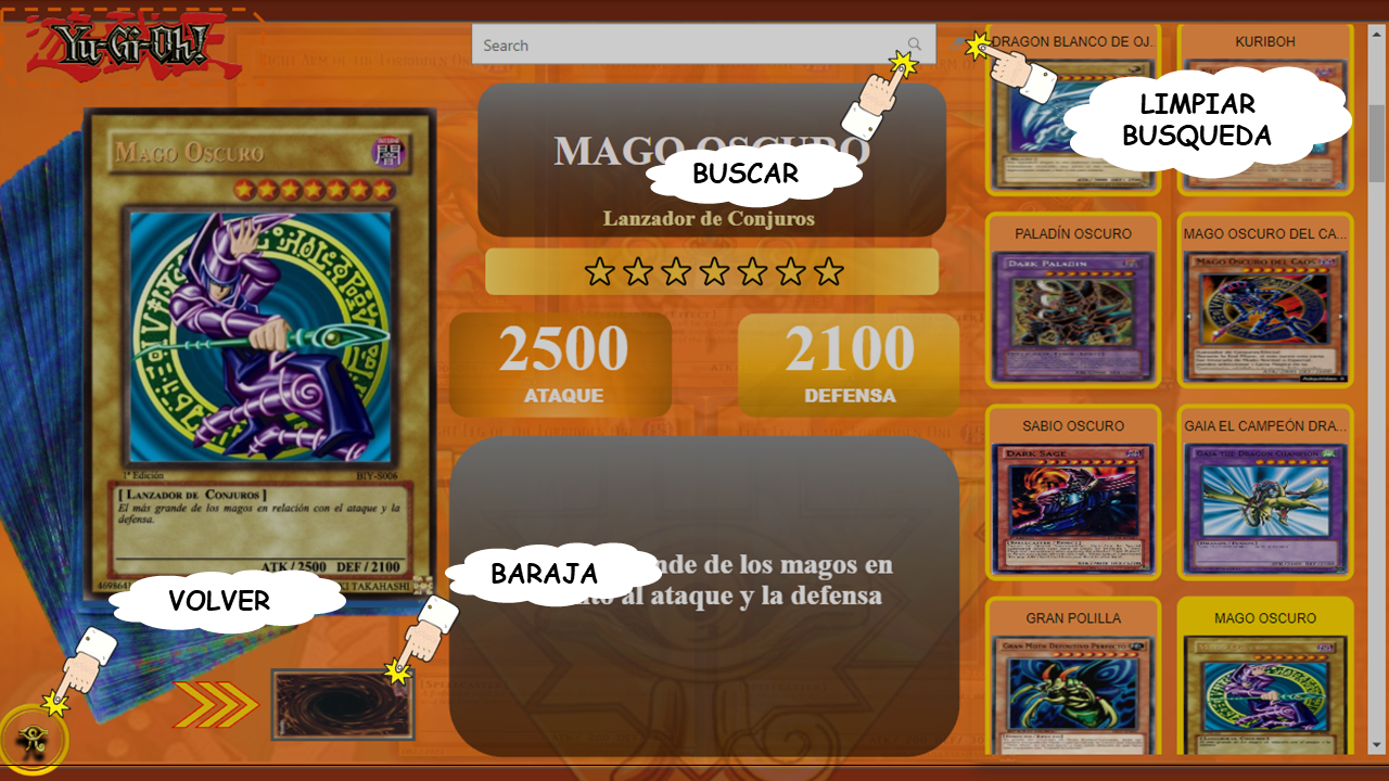 GitHub - AngeloCastilloPerez/Project-YuGiHo: Proyecto en honor a Kazuki Takahashi