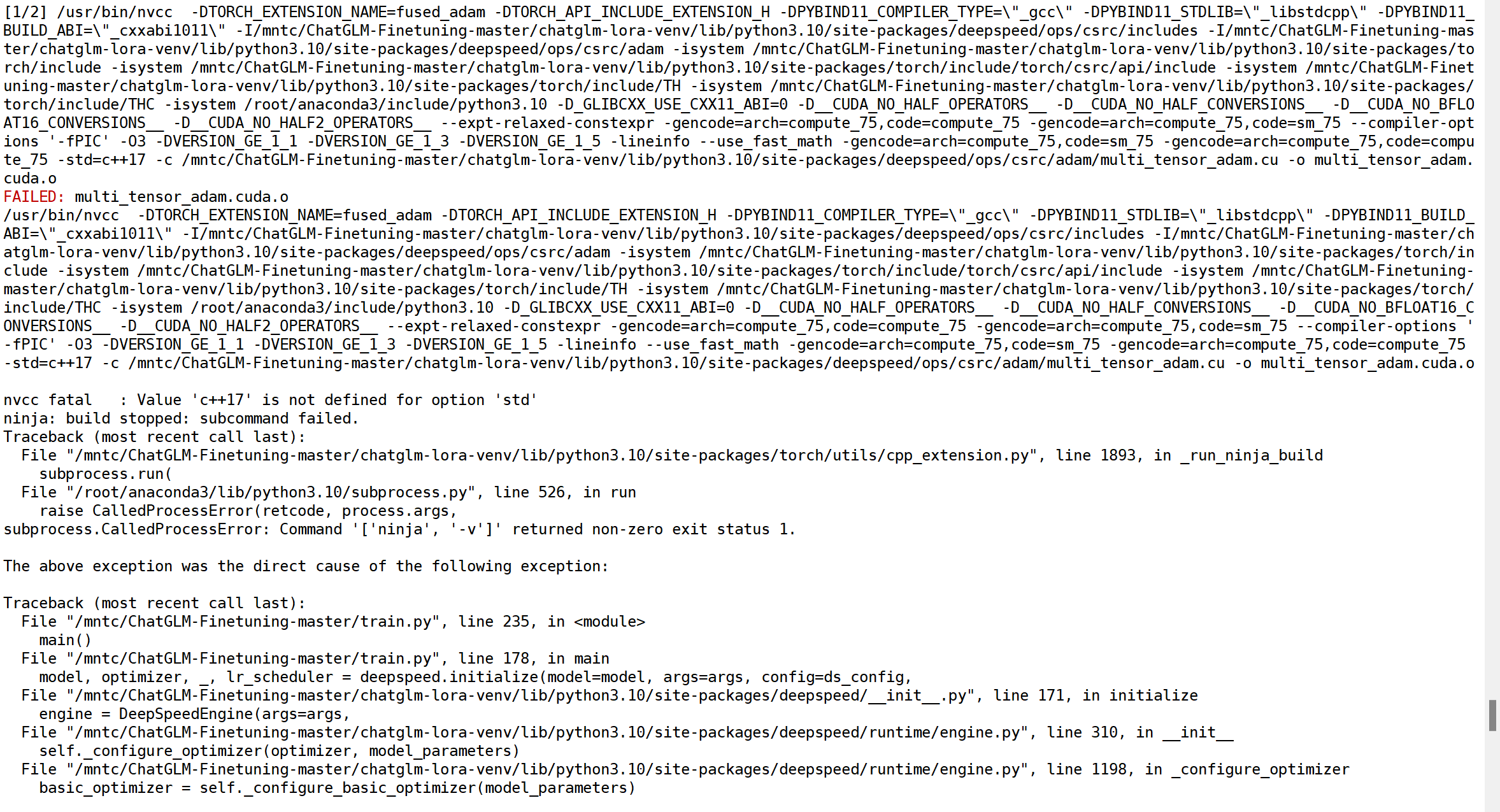 请问有人知道这是什么问题么，感谢 · Issue 85 · Liucongg Chatglm Finetuning · Github