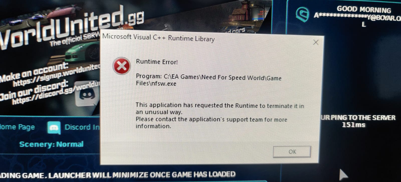 Error launching the game:.links should not exist upon startup · Issue #204 · SoapboxRaceWorld ...