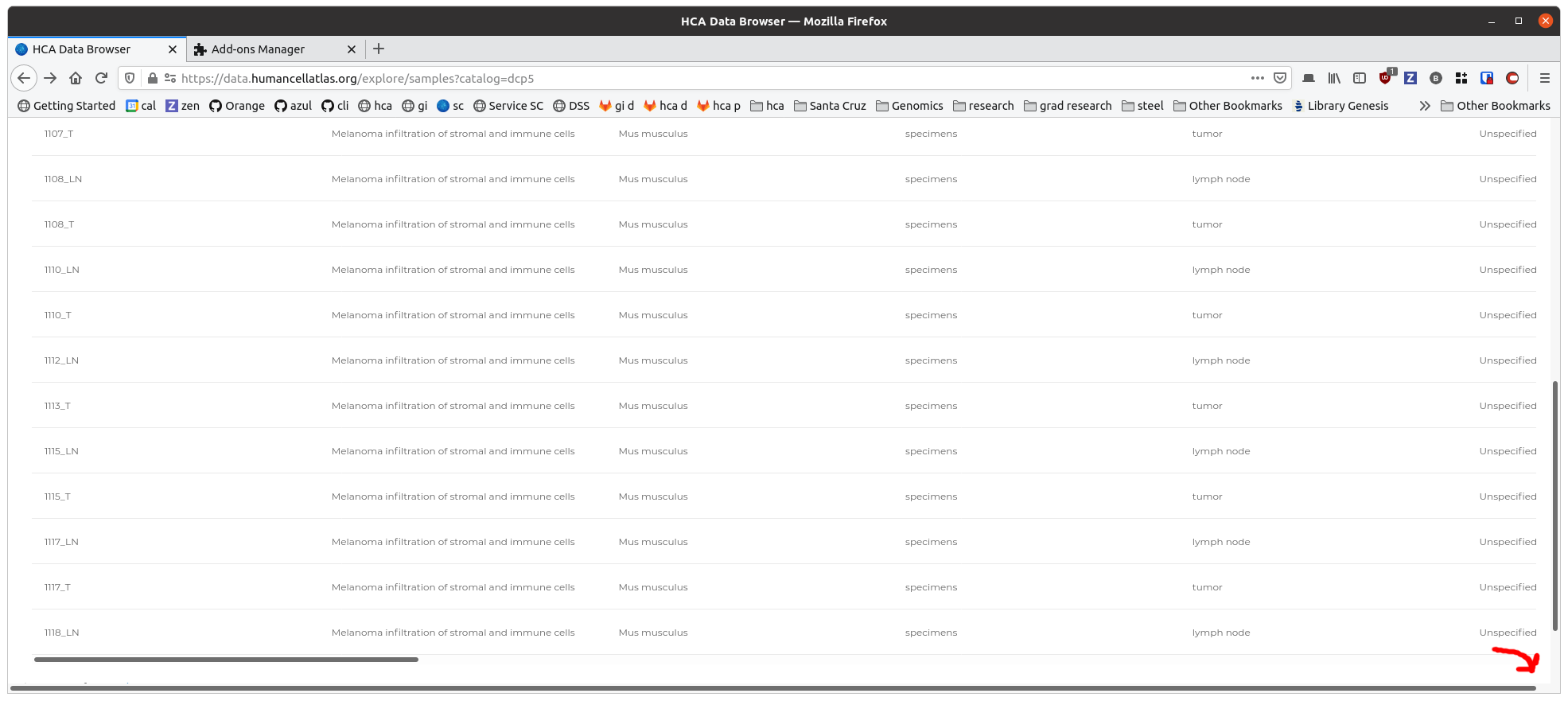 Horizontal scroll bar exists regardless of window width · Issue #1733 · DataBiosphere/data ...