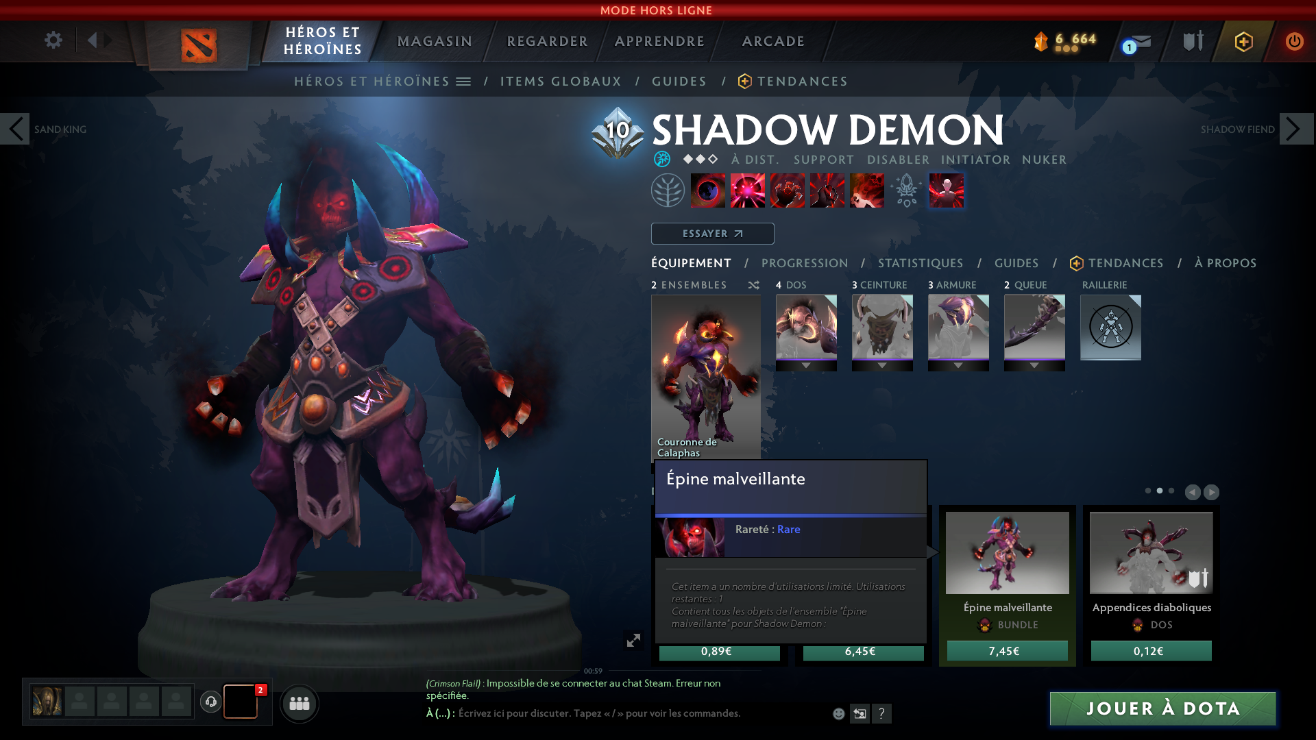 Shadow Demon bug with the belt since the new update · Issue #2525 · ValveSoftware/Dota2-Gameplay ...