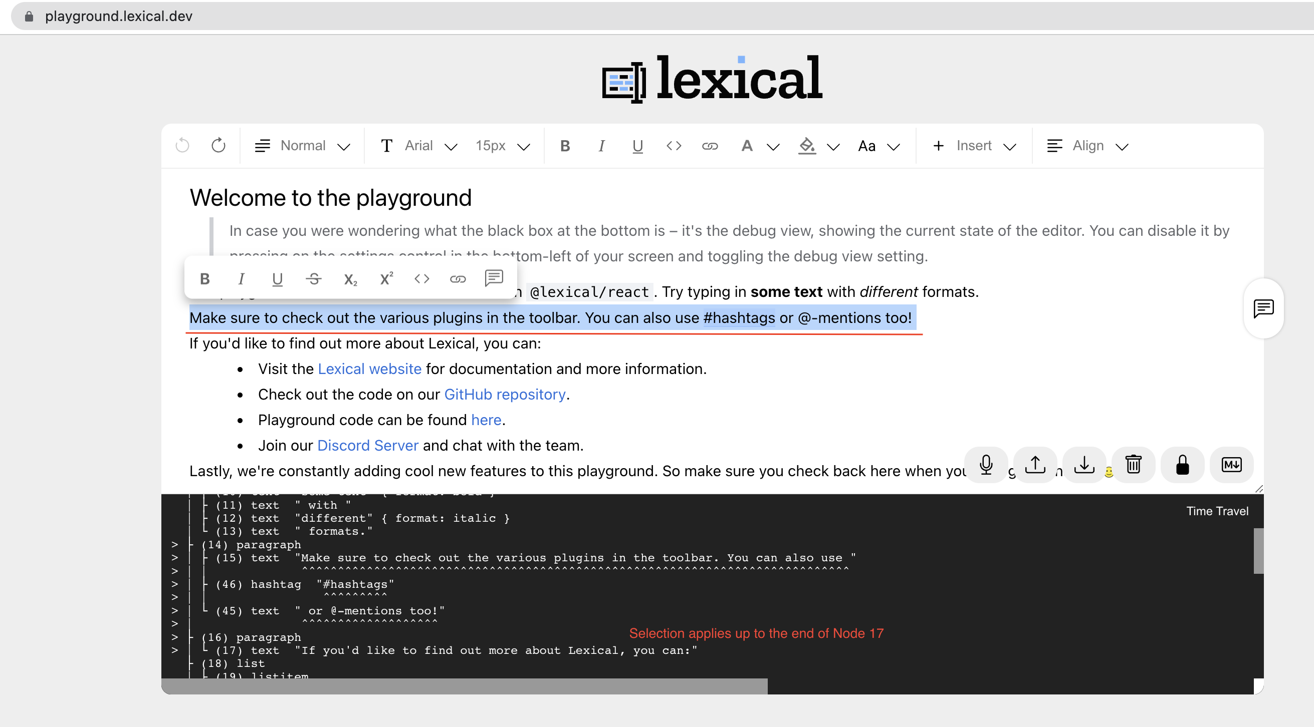 Bug: formatting block over-reaches into sibling block · Issue #3066 · facebook/lexical · GitHub