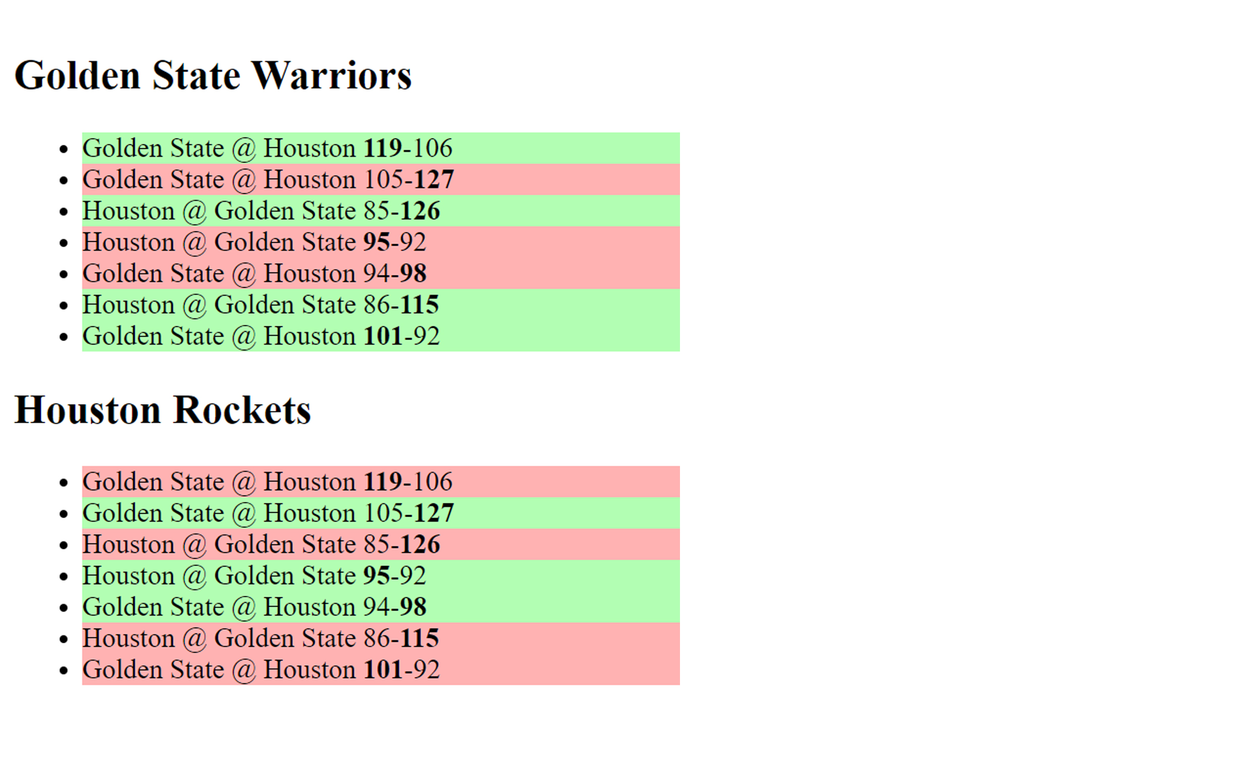 GitHub - liaLif/NBA-Score-Table: Dynamic table exercise