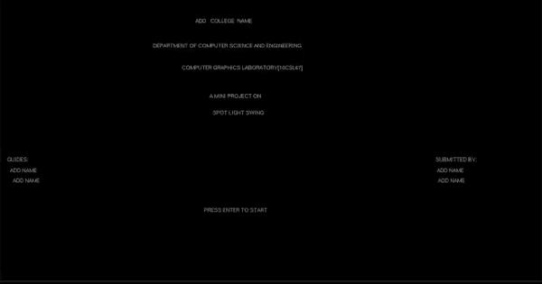 GitHub - Raheem02/Spot-Light: OpenGL mini project