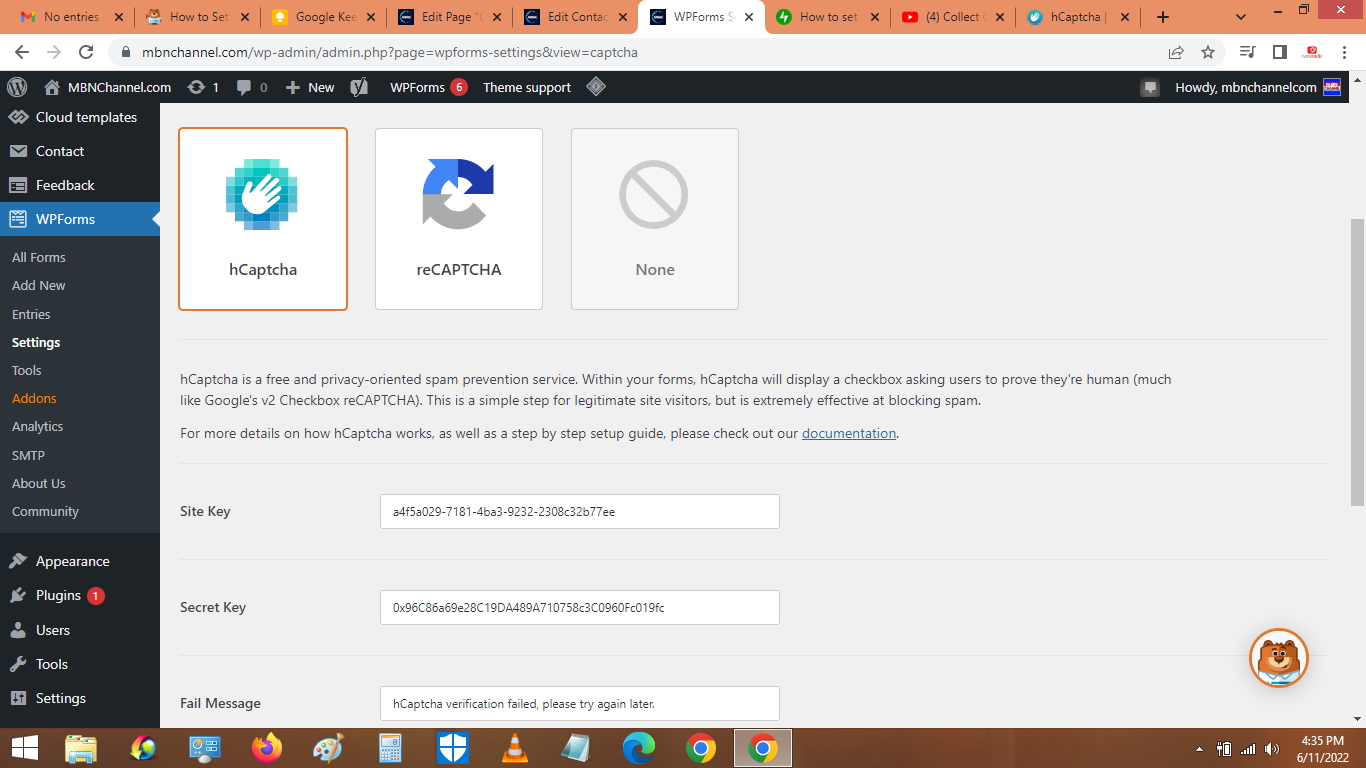 HI i did all the steps to setup hcaptcha but doesn't' work · Issue #166 · hCaptcha/hcaptcha ...