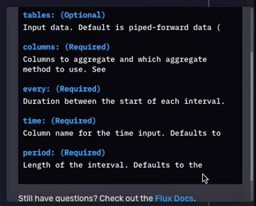 Flux Dynamic Help Panels: tooltip should indicate required or optional for parameters · Issue ...