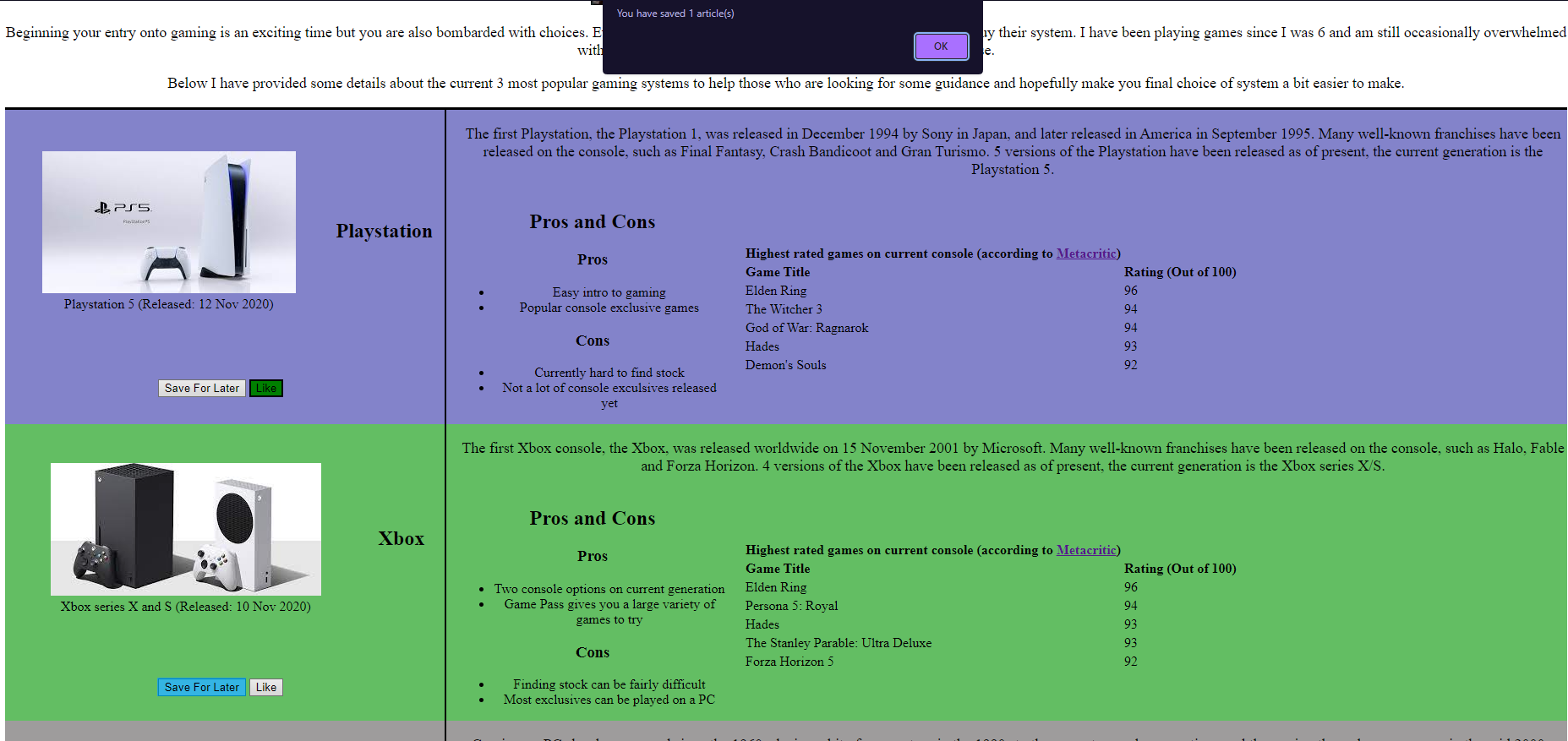 GitHub - Grattade07/articleWebsite