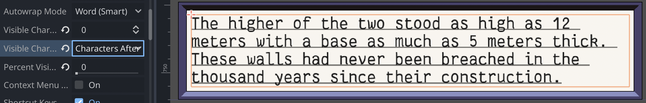 RichTextLabel entire underline shows when "visible_characters_behaviour" set to "Characters ...