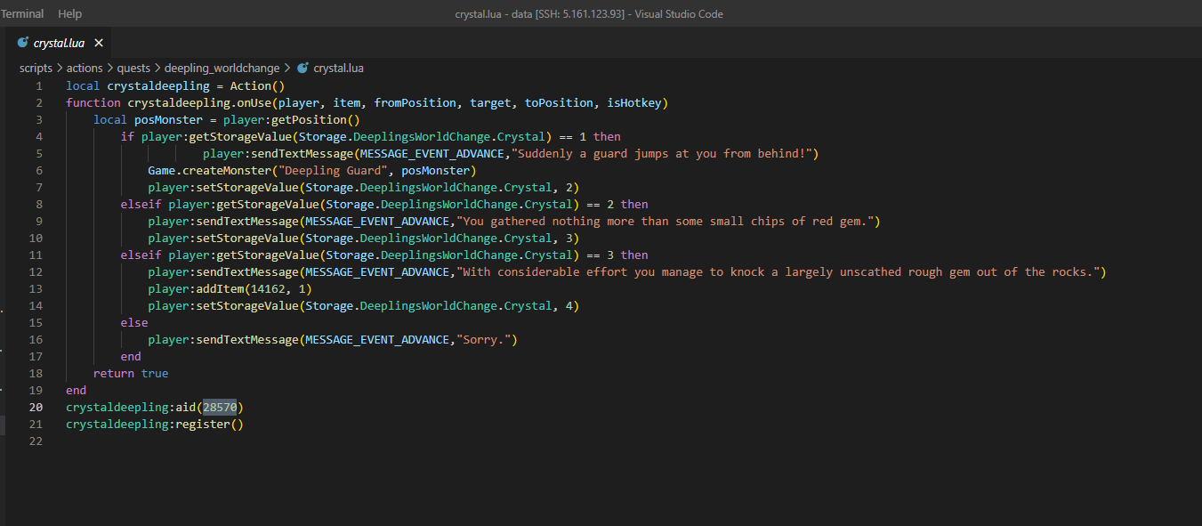 Liquid Black (Crystal Mine) · Issue #589 · opentibiabr/canary · GitHub