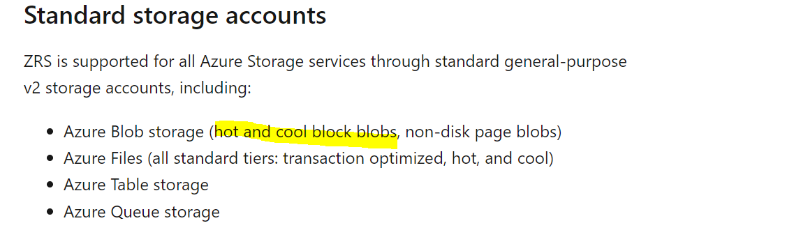 Archive tier and append blob redundancy · Issue #94271 · MicrosoftDocs/azure-docs · GitHub