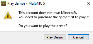 Play Demo Bug (FIXED) · Issue #4773 · MultiMC/Launcher · GitHub