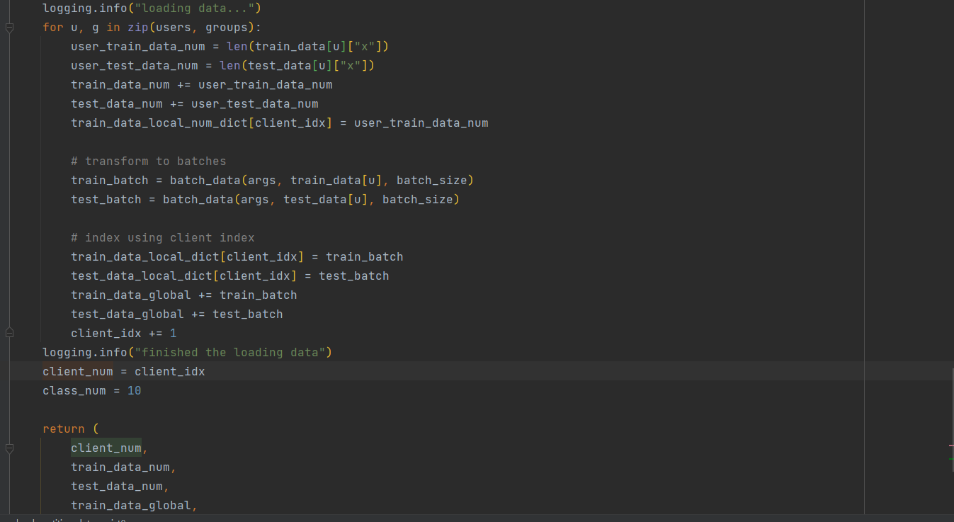 The parameter of ‘client_num_in_total’ does not work, why fedml set it to 1000 for minist ...