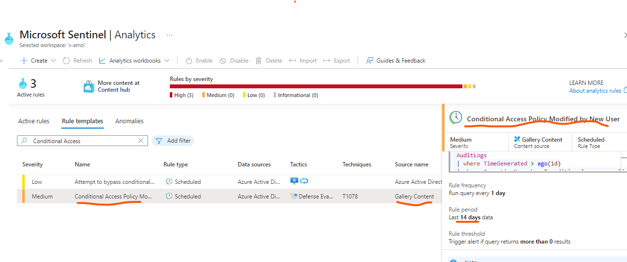 Sentinel Analytics rule "Conditional Access Policy Modified by New User" · Issue #7332 · Azure ...