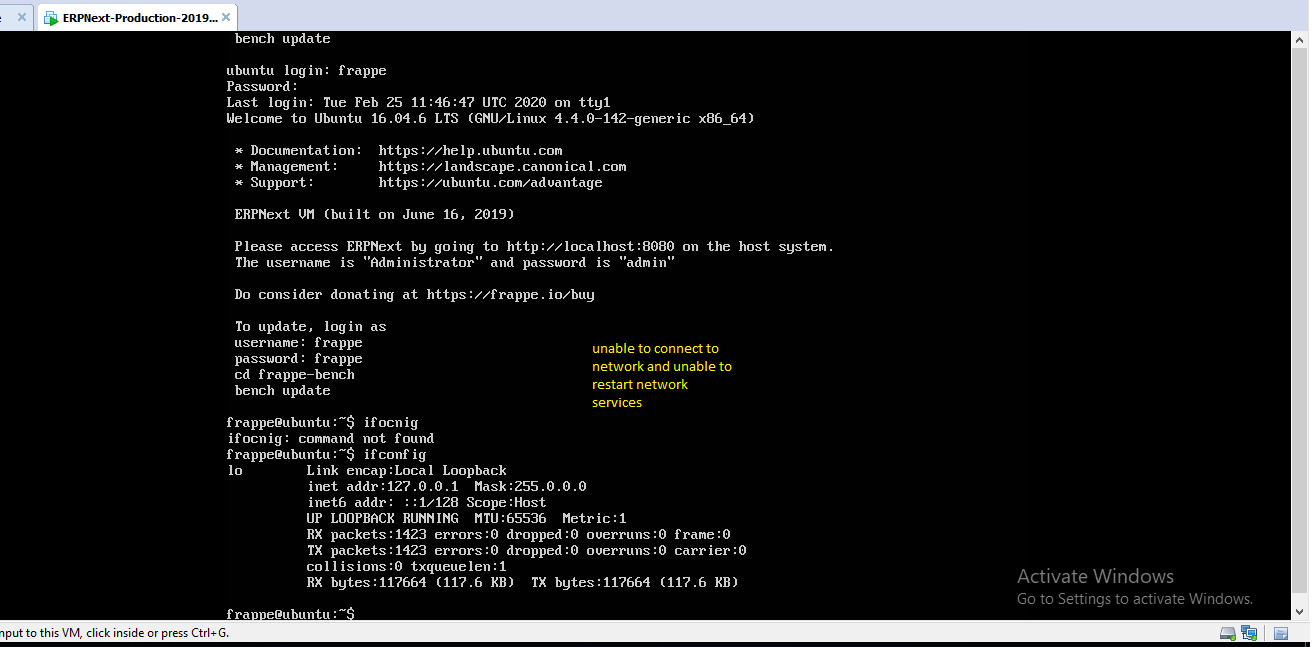 Network Not Working · Issue 20716 · Frappe Erpnext · Github