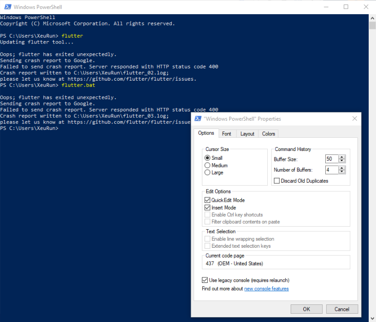 Windows 10 upgrade failed · Issue #15996 · flutter/flutter · GitHub