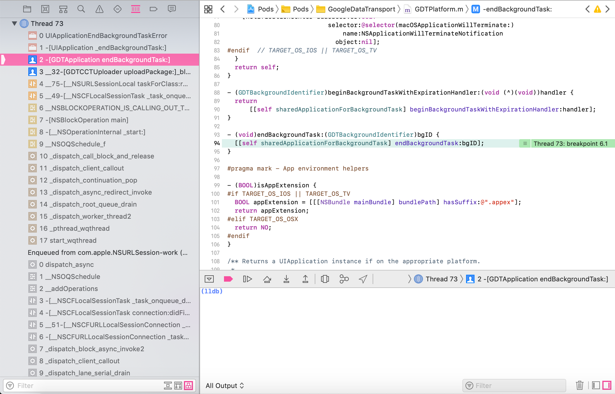 Error: Can't end BackgroundTask: no background task exists with identifier · Issue #3625 ...