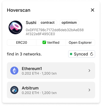 GitHub - izayl/hoverscan: One-click utilities for address tracing and ...