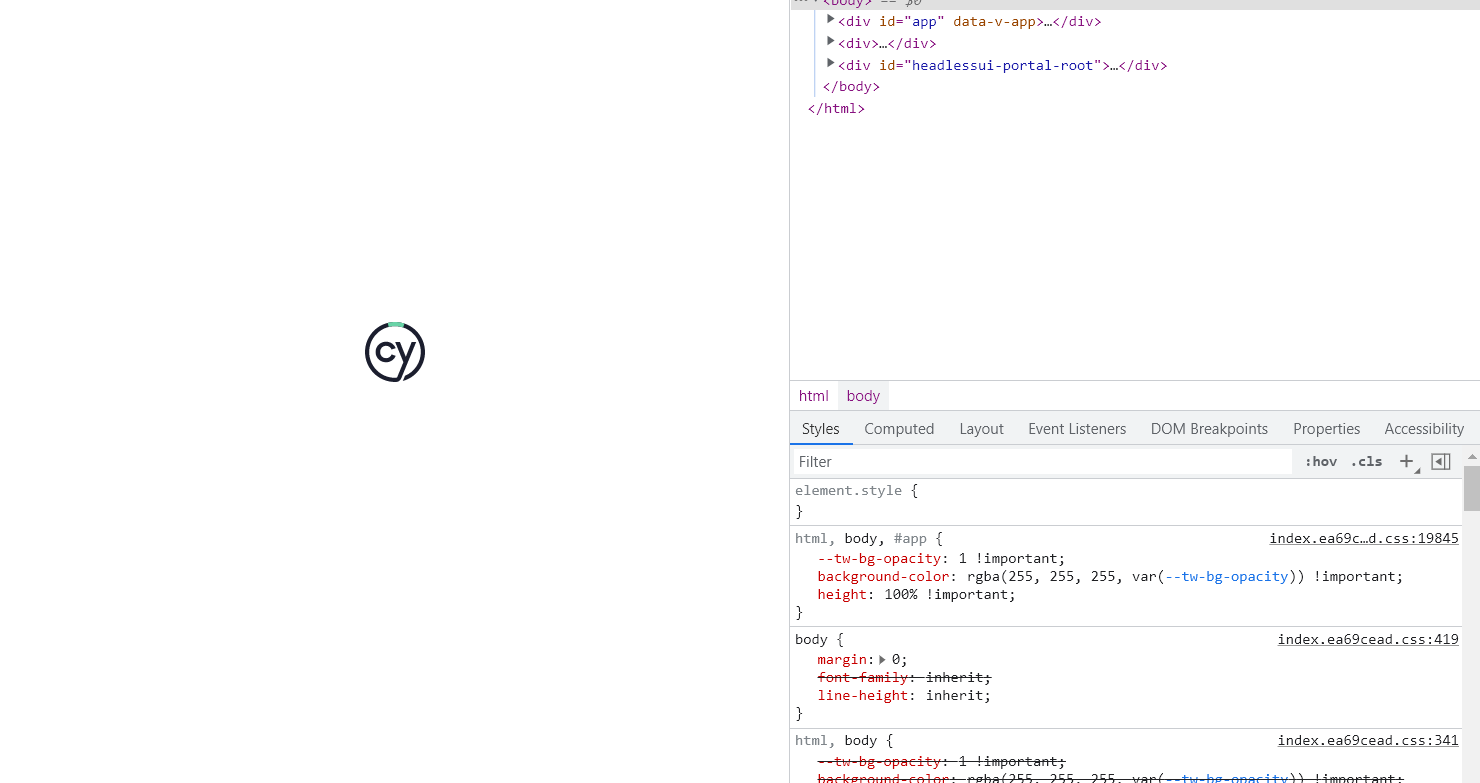 Test Runner Infinite Load After Migration To V10 · Issue 22312 · Cypress Iocypress · Github
