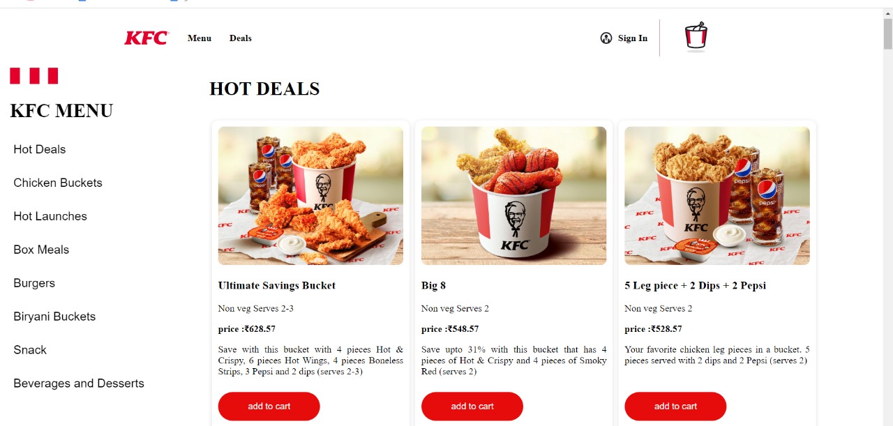 GitHub - Mukul-hub-dotcom/KFC_clone_Project: KFC is a global chicken restaurant brand with a ...