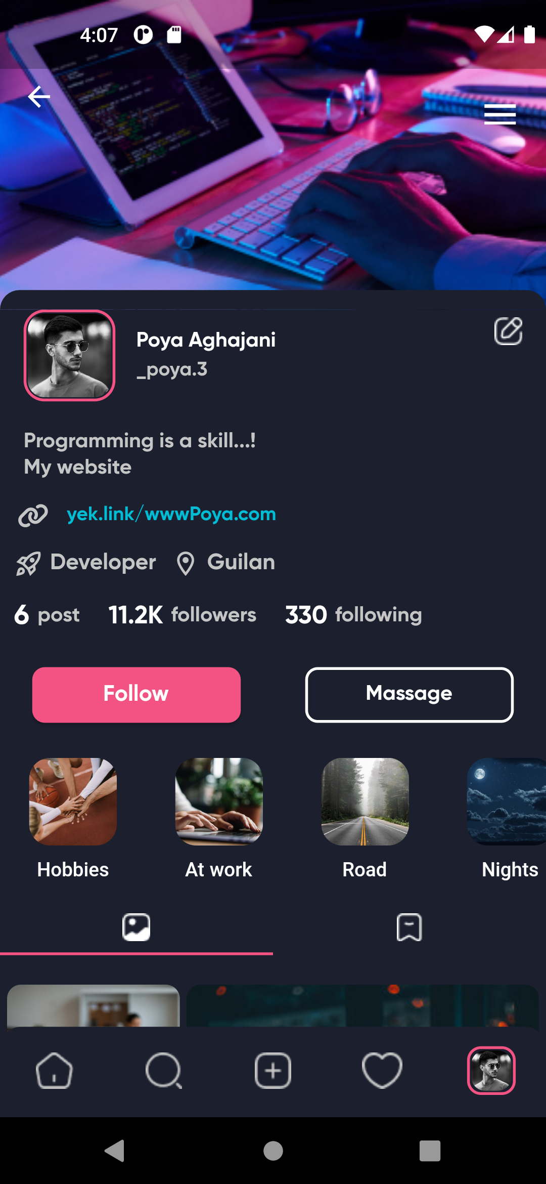 GitHub - poyaaghajani/instagram