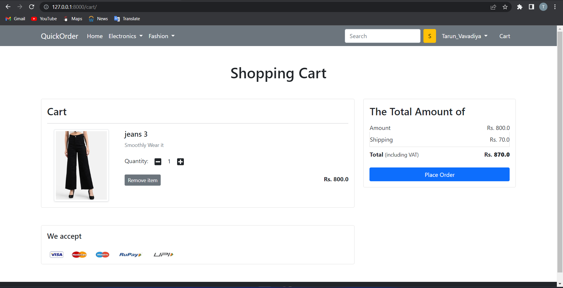 GitHub - TarunVavadiya/Ecommerce-Website: It provides everything we need for online shopping. A ...