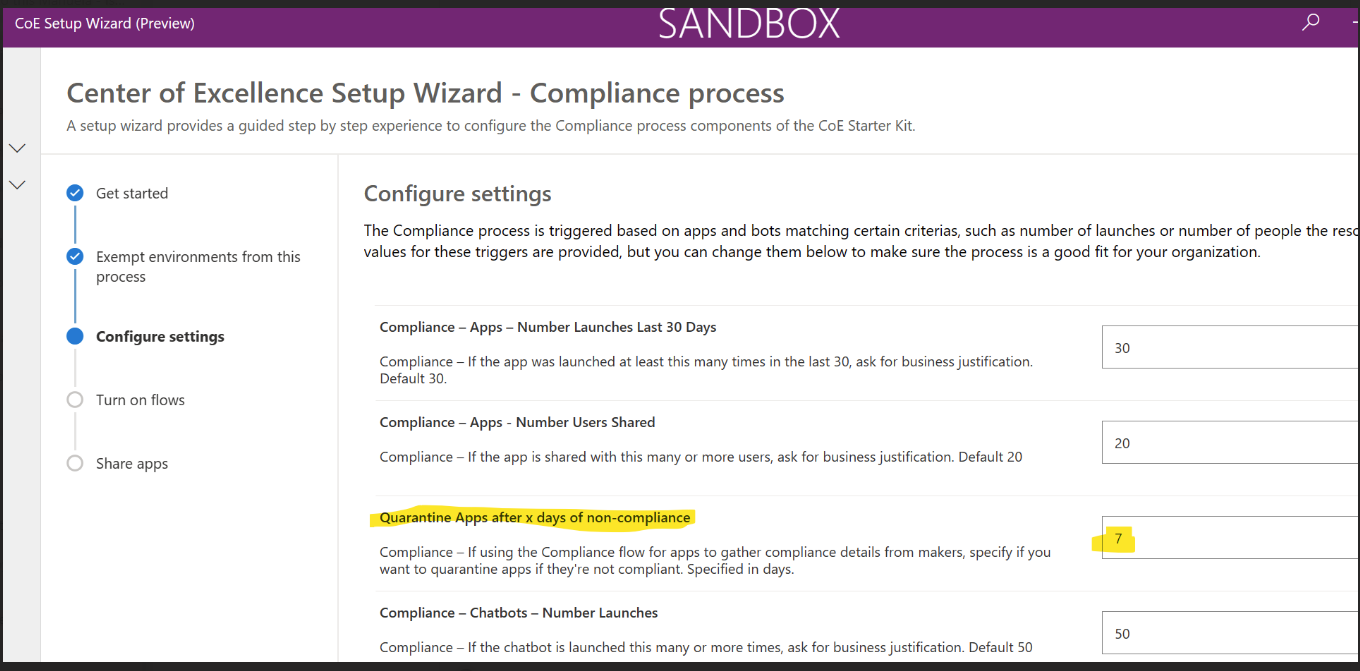 [CoE Starter Kit - BUG] Setup Wizard uses Default Value for environment variable, even when ...