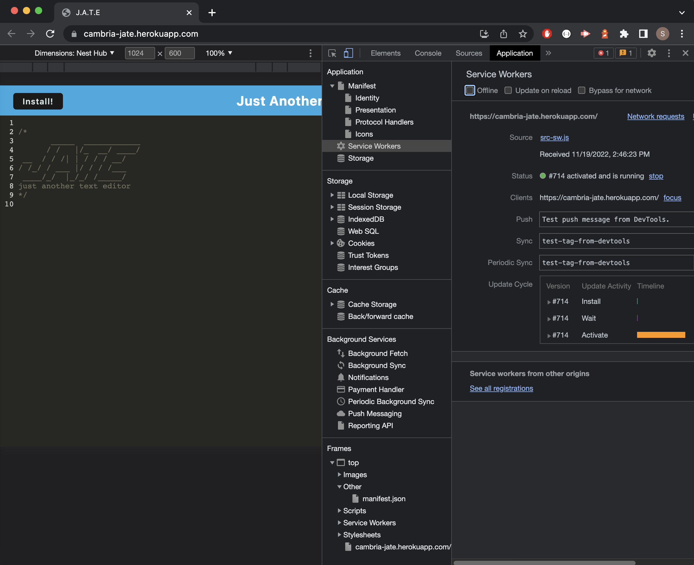 GitHub - StephCambria/PWA-Text-Editor