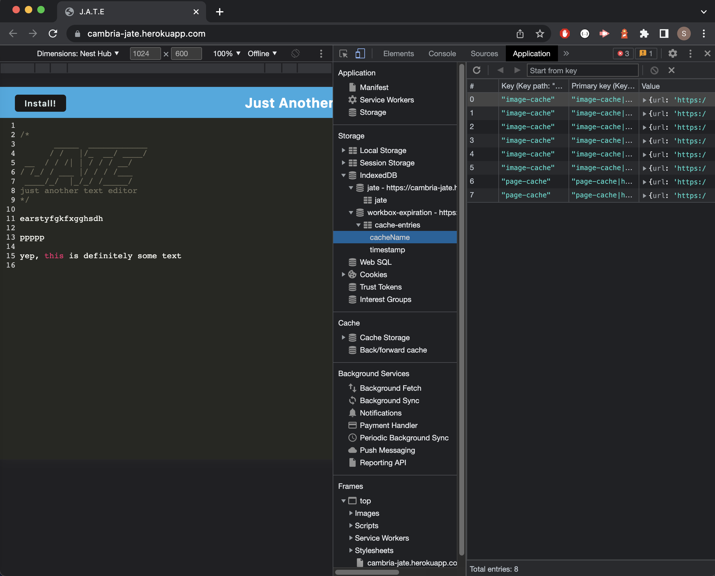 GitHub - StephCambria/PWA-Text-Editor