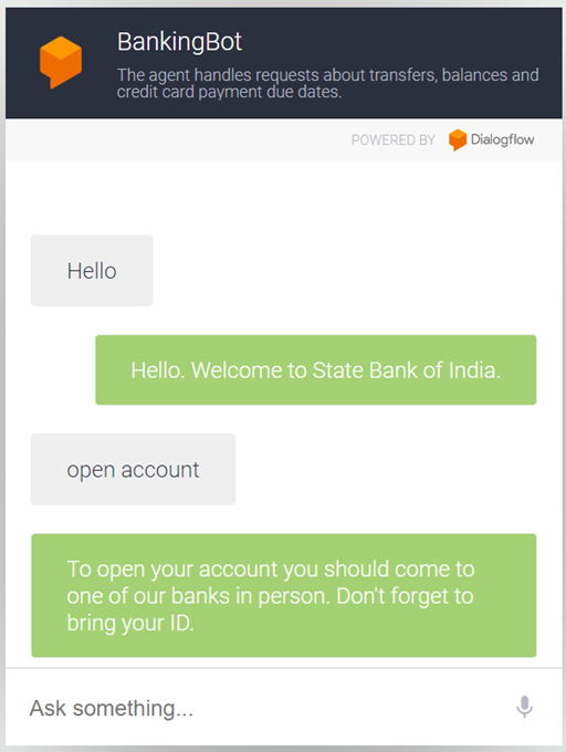 GitHub - mrabinash/ChatBot: The agent handles requests about transfers ...