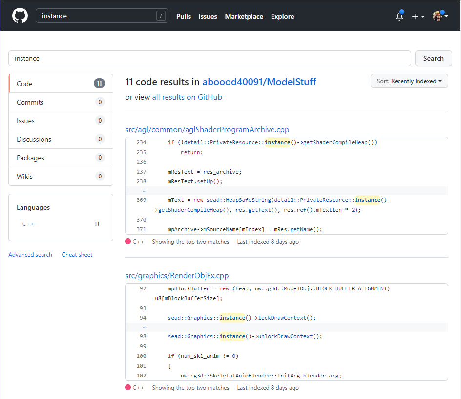 Repository's files last indexed long ago even after pushing to it · community · Discussion ...