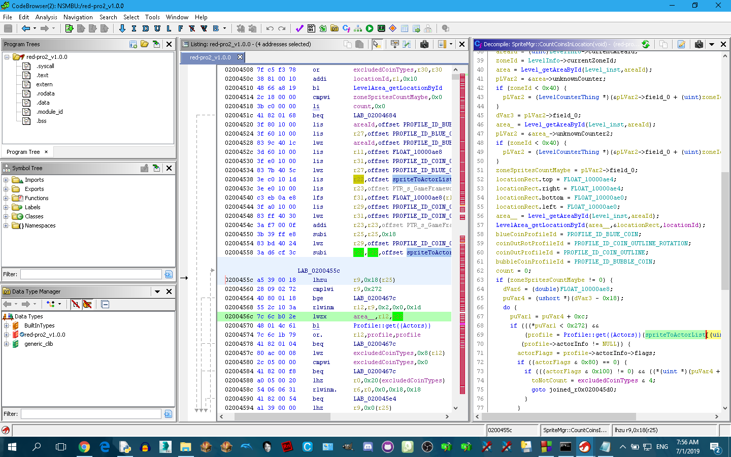 Inconsistency In Recognizing Offsets In Disassembly · Issue 741