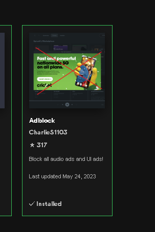 [Adblock BUG] Describe bug. · Issue #46 · CharlieS1103/spicetify-extensions · GitHub