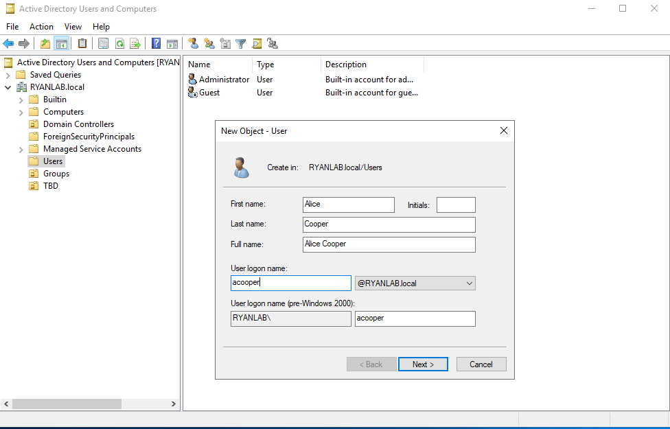 GitHub - Ryan-Sapone/Active-Directory-Setup: Setup of a home lab for ...