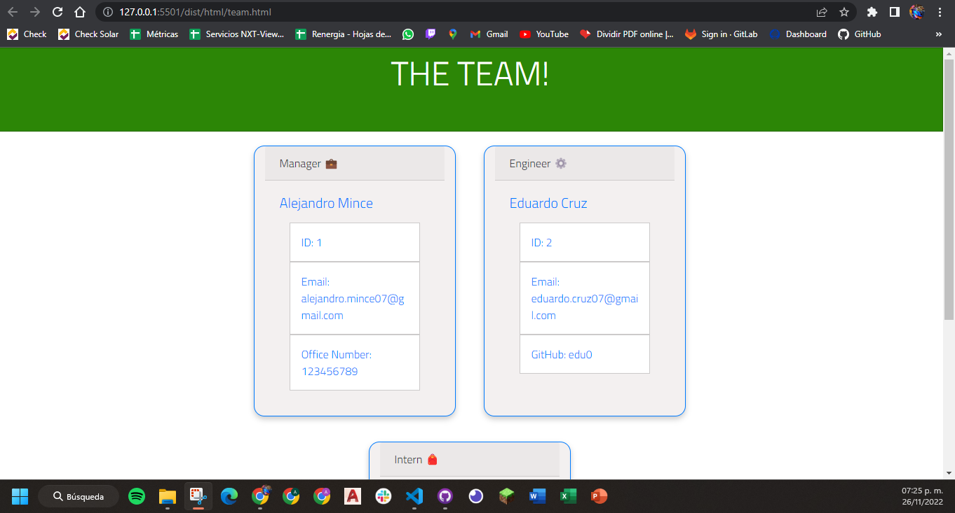 GitHub - aletsmc07/Team-Profile-Generator: Challenge 10