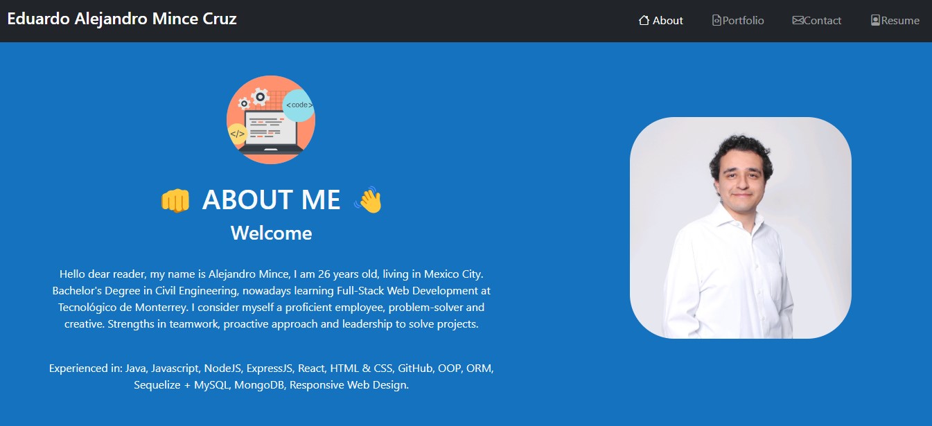 GitHub - aletsmc07/React-Portfolio