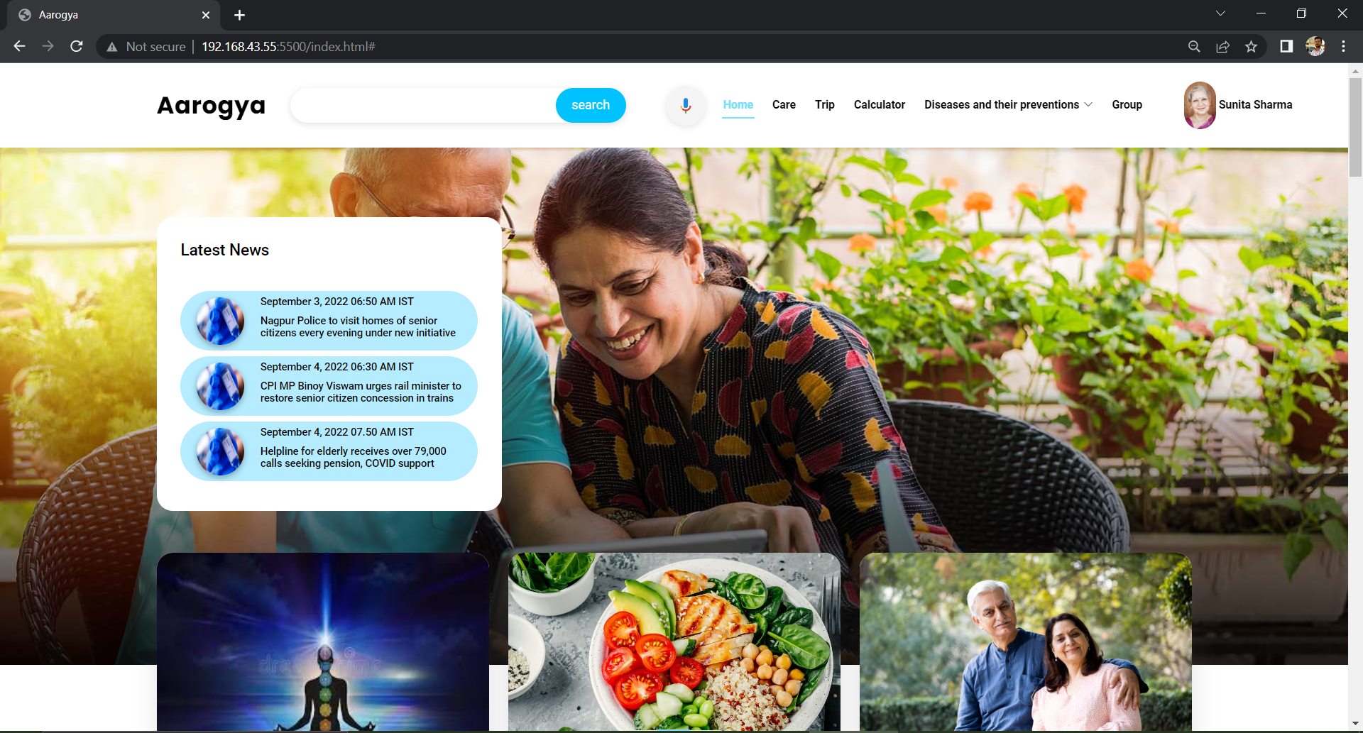 GitHub - tejas-ghodkhande/Aarogya: The main aim of this application is to have Sunita sharma or ...