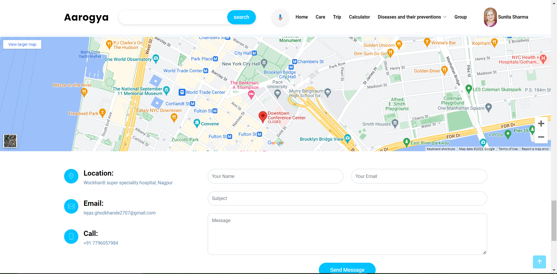 GitHub - tejas-ghodkhande/Aarogya: The main aim of this application is to have Sunita sharma or ...