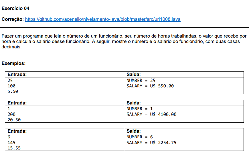 GitHub - Glauber8289/Treinando-estruturas-sequenciais