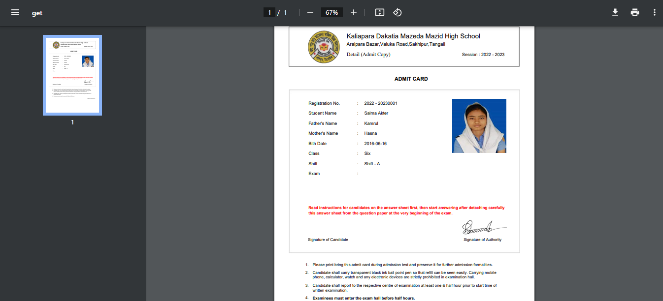 Github Mostafizur008 School Management System