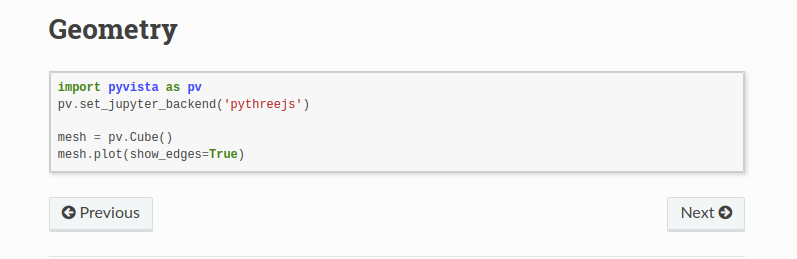 Not Showing Interactive Widgets On Readthedocs Built Webpage · Pyvista