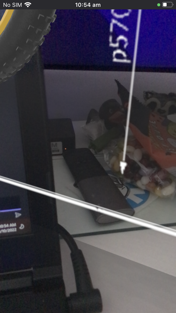 Mozilla WebXR viewer - Using Bike demo, the X button to close AR and bottom UI don't show - Dom ...