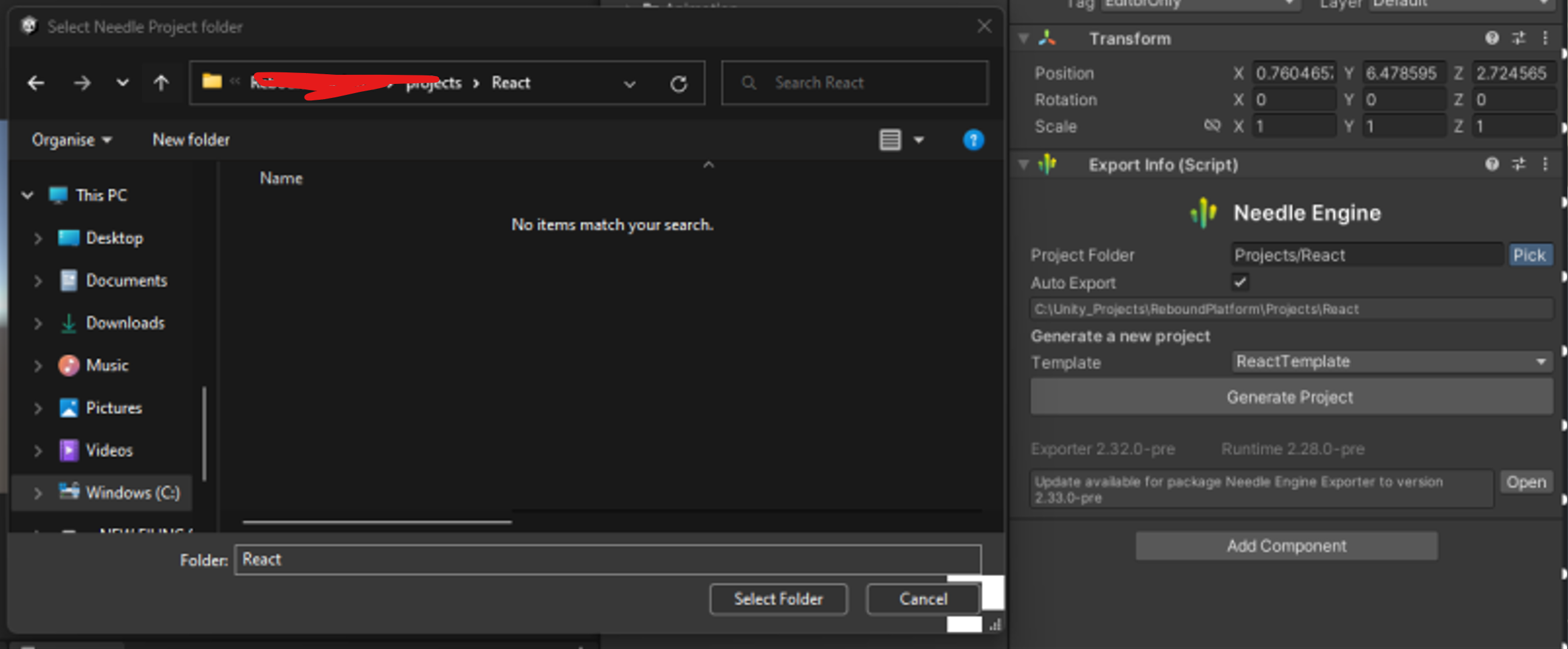 Vite React - Generating new project always says 'Directory Not Empty' when using an empty new ...
